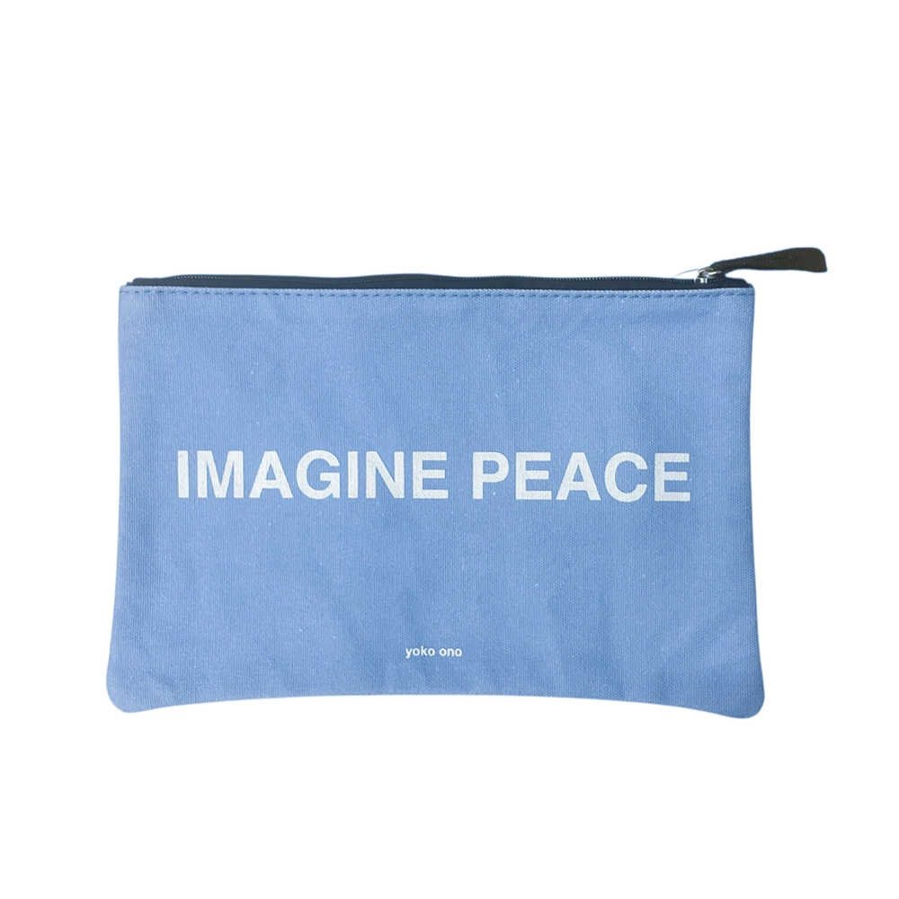 Yoko Ono Imagine Peace Zip Pouch – MCA Chicago Store